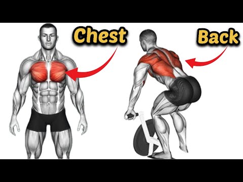 Best Workout 🏋️‍♀️ For Biggest Chest And Back body parts 🎯In 30 Days ...