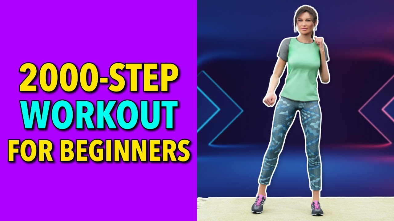 2000-Step Walking Workout For Beginners - YouTube