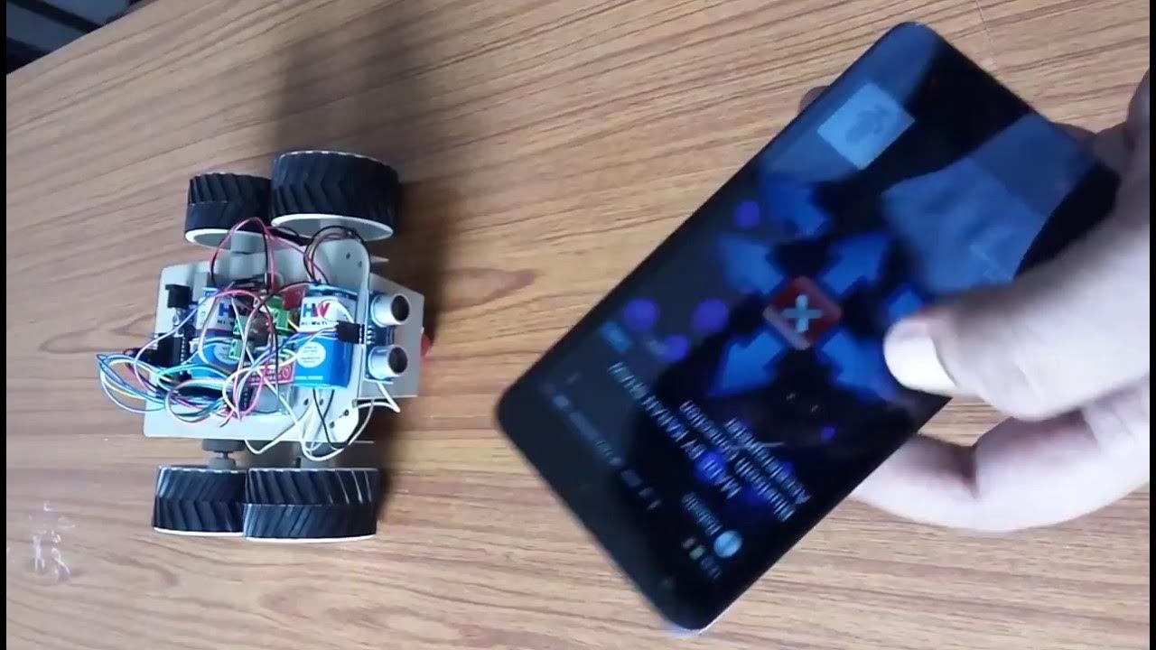 How To Make Android App Control Arduino Bluetooth Robot Youtube