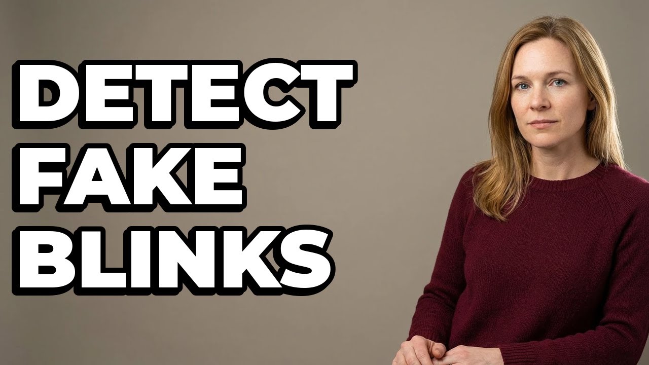 How to Tell if a Deepfake Has Weird Blinking? - YouTube