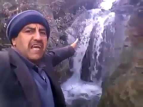 İlk defa şelale tanıtan dayı... Şelale Tanıtımı
