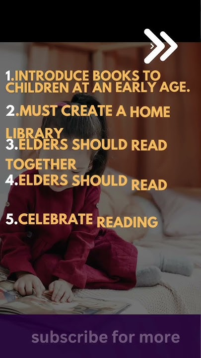 Book Reading habits in children - YouTube