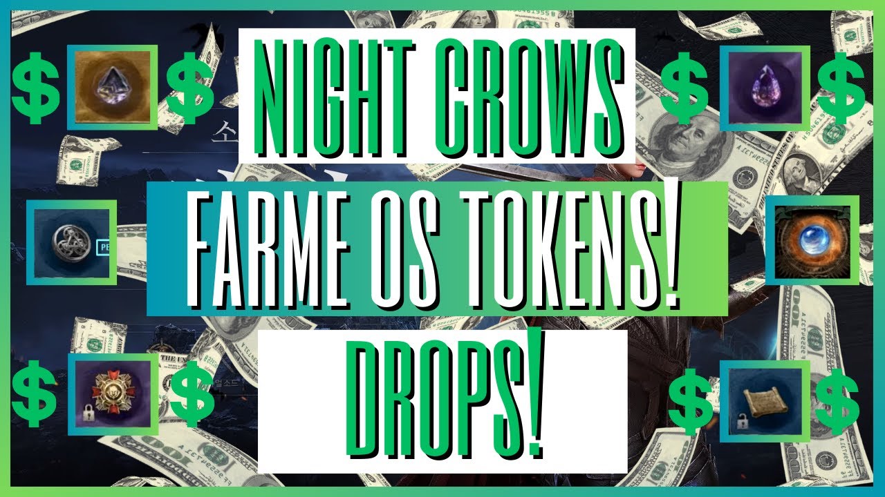 [NIGHT CROWS] TODOS OS 7 TOKENS DO JOGO + DROPS E COMO UTILIZAR! - YouTube