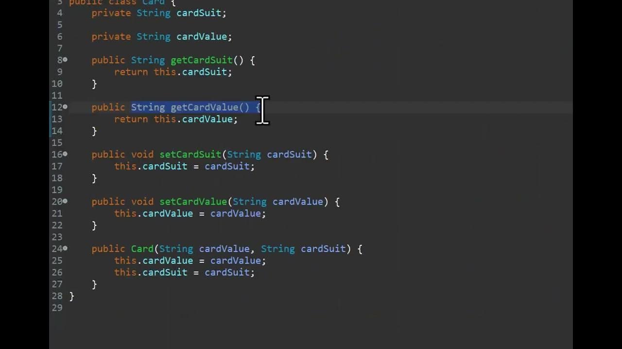 Blackjack Game in Java | Part 2 - YouTube