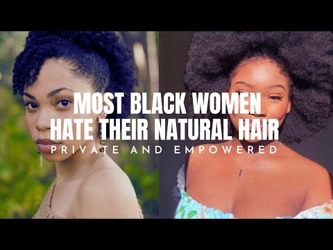 Most BLACK Women Are Too INSECURE To EMBRACE Their NATURAL Type 4 Hair ...