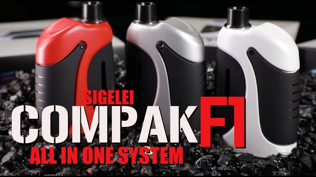 COMPAK F1 AIO KIT by Sigelei ~ALL IN ONE VAPE KIT REVIEW~ - YouTube