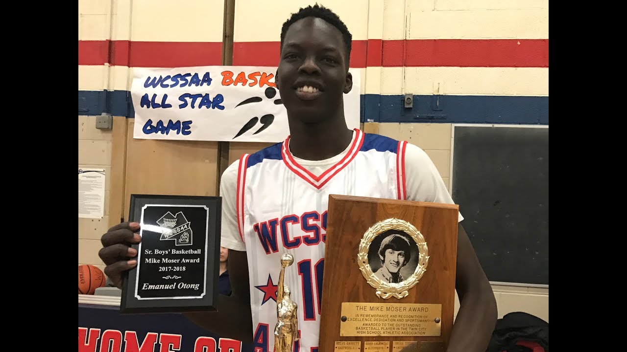 Emanuel Otong named MVP in WCSSAA boys basketball - YouTube