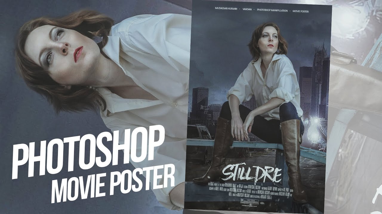 The Movie Poster - Photoshop Tutorial - YouTube