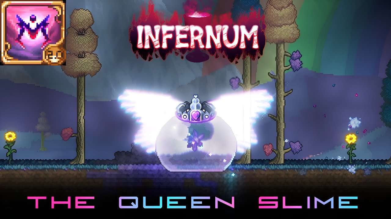 The Queen Slime NOHIT - Infernum Calamity Mod | Terraria - YouTube