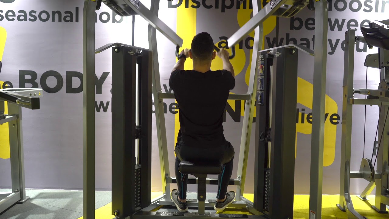 Seated High Rows - YouTube