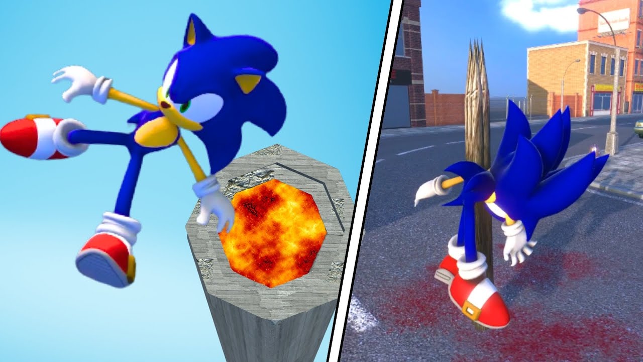 Sonic NPC Ragdoll Physics Compilation #52 | Overgrowth - YouTube