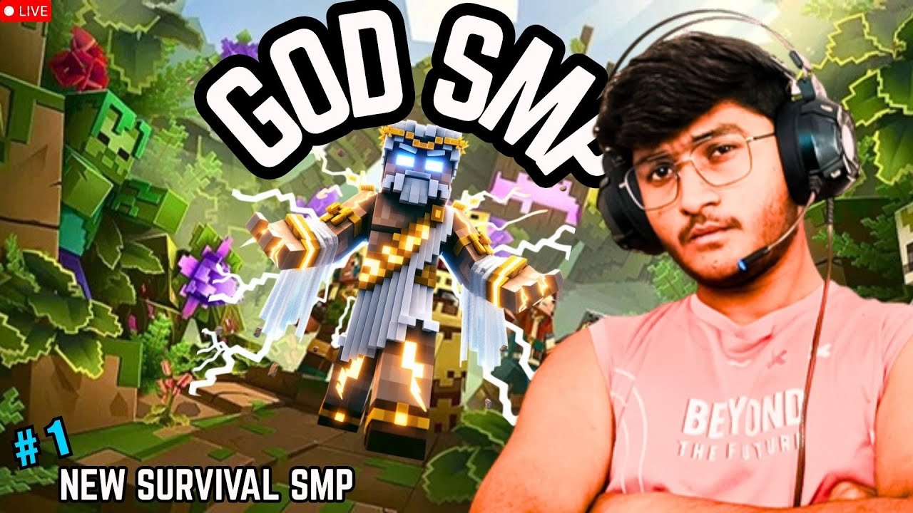 🔴[LIVE] || New GOD SMP Survival Series Day 1 || - YouTube