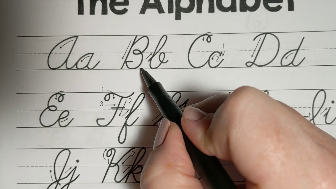 How To Write In Cursive Letters A D YouTube How To Write In Cursive Letters A D YouTube