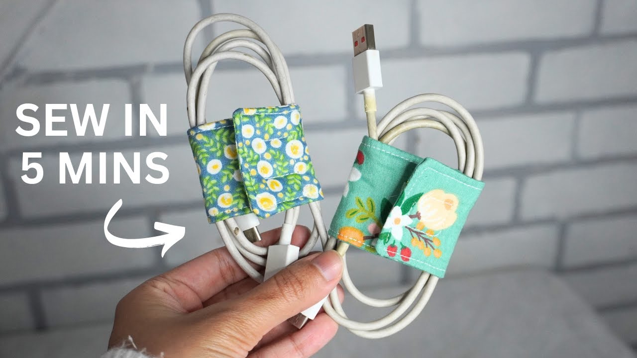 Cord Holder Sewing Tutorial - Easiest METHOD Ever! - YouTube