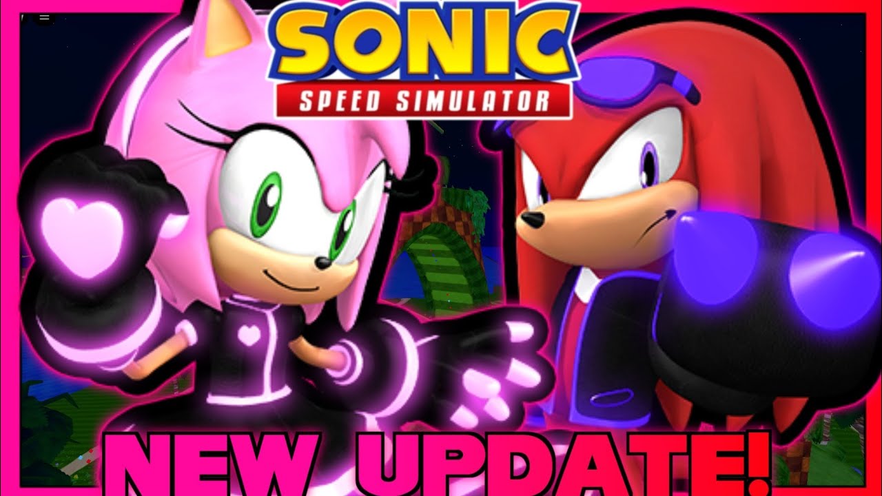 *NEW* Luminosity Knuckles & Amy Skins Are HERE In Sonic Speed Simulator ...
