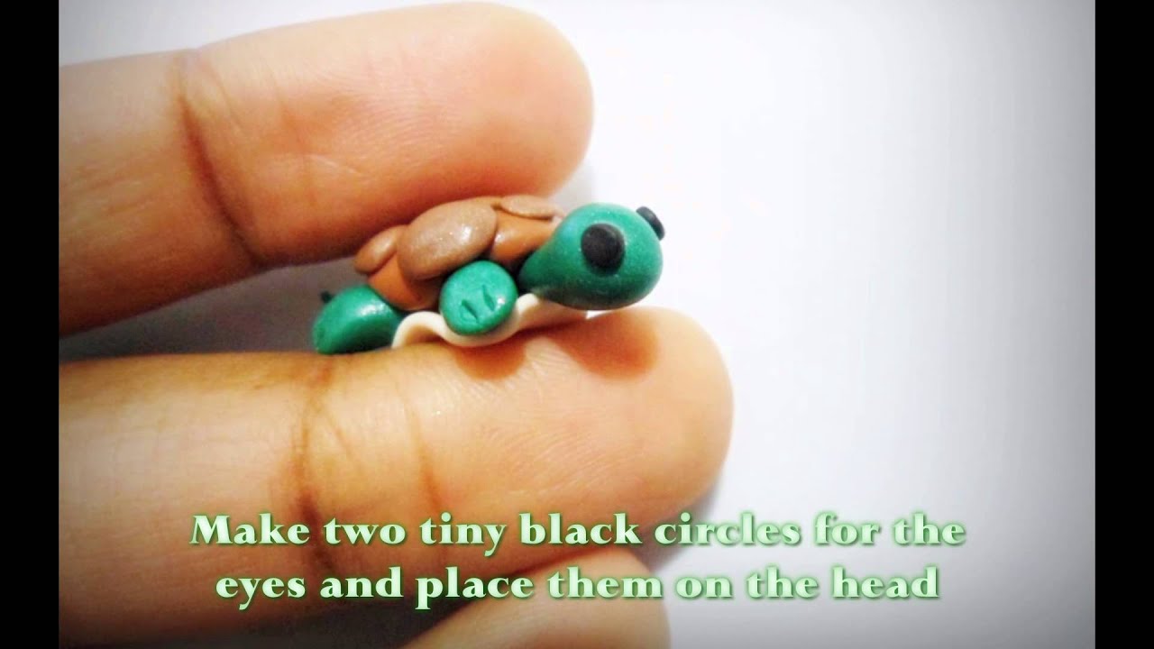Polymer Clay Turtle Tutorial - YouTube