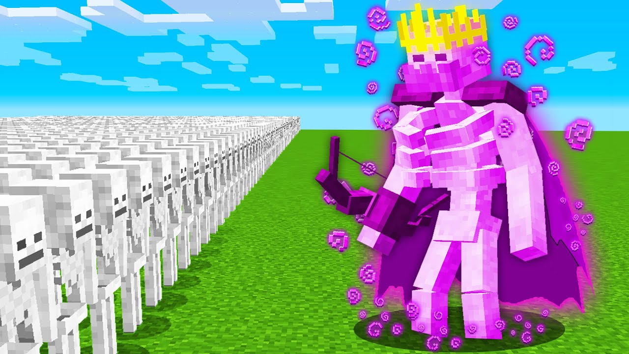 1000 SKELETONS vs VOID SKELETON KING (Minecraft Mob Battle) - YouTube