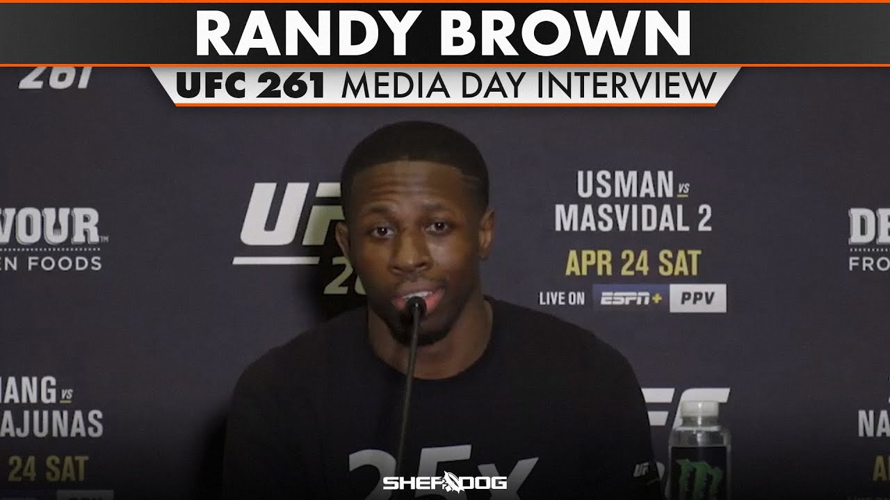 Randy Brown | UFC 261 Media Day Interview - YouTube