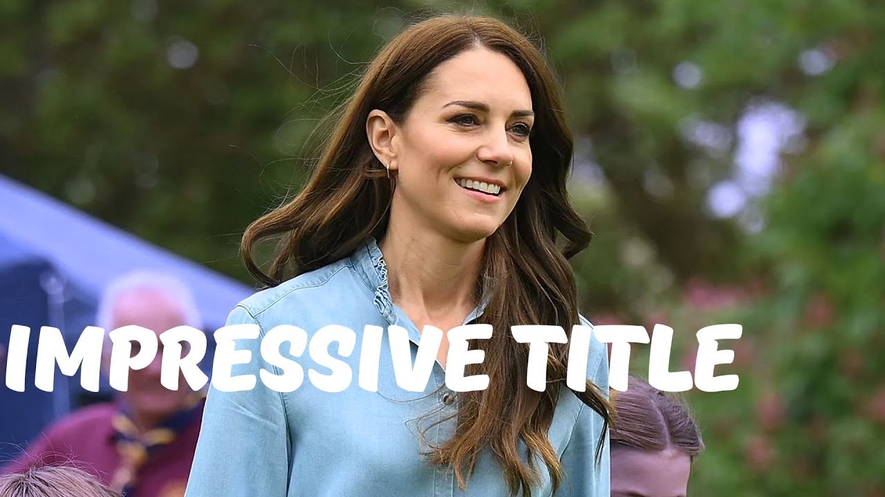 Princess Catherine received an impressive title for what she does - YouTube