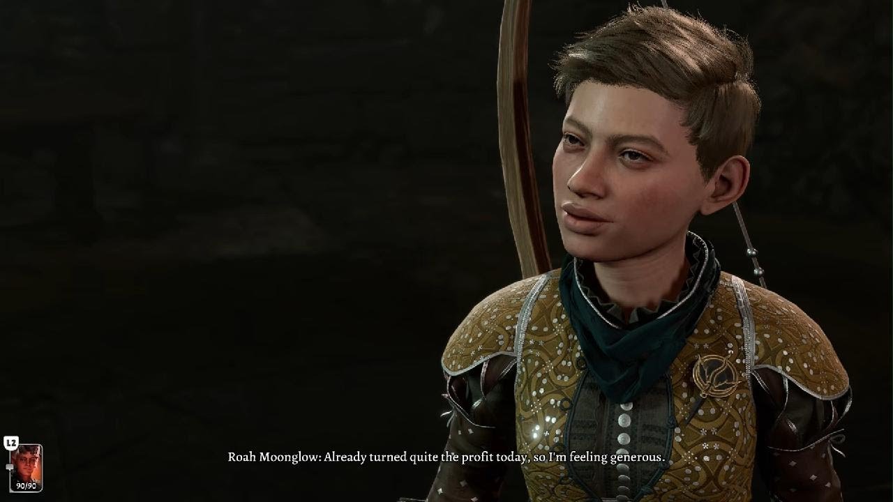 [BG3 Baldur's Gate 3] Meeting Roah Moonglow at the Goblin Camp - YouTube