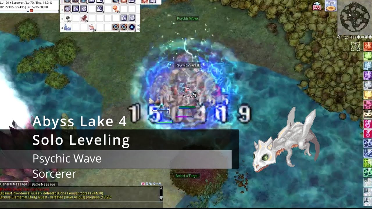 iRO: Sorcerer Psychic Wave | Abyss Lake 4 Solo Leveling - YouTube