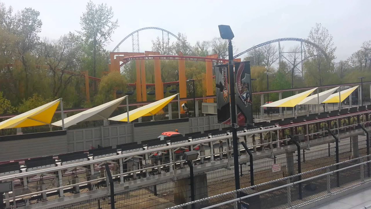 Iron Dragon valleyed on Ohio State Day at Cedar Point (May 10th, 2013 ...