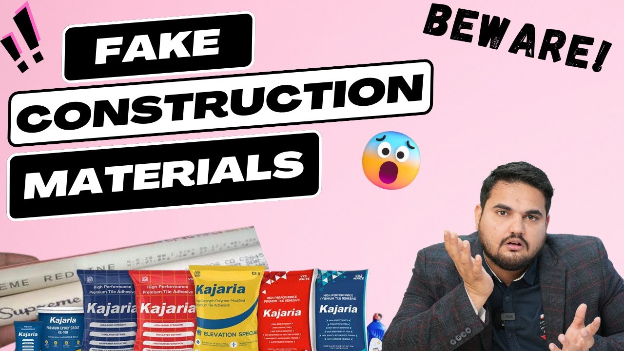 HOW TO CHECK FAKE CONSTRUCTION MATERIALS? | Check Construction Quality ...