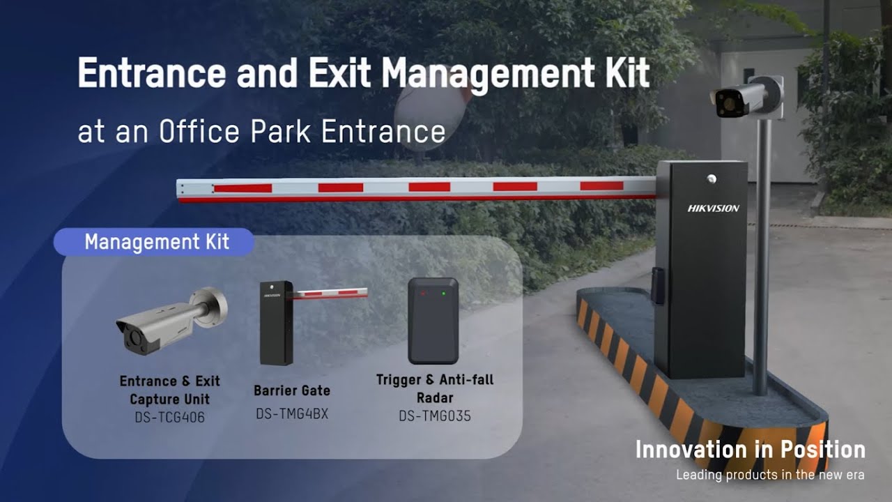 LẮP ĐẶT BARRIER DS-TMG4B0 (Installation Guide of 4B Barrier Gate) - YouTube