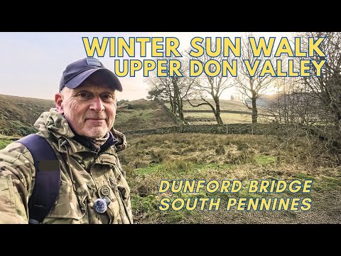 Winter Sun Walk - Upper Don Valley, Yorkshire. Dunford Bridge ...