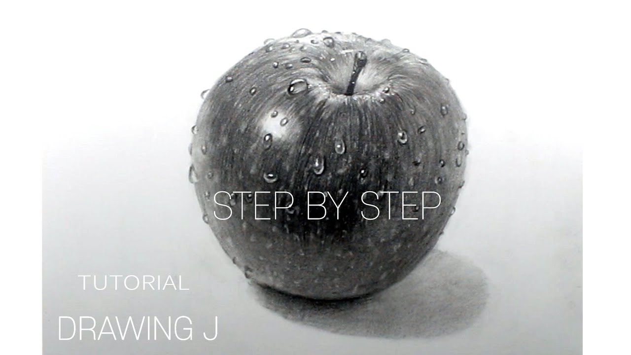 소묘 Step By Step 사과 그리기 연필 소묘 기초 연필드로잉 기초 정물 소묘 연필 소묘 기초 강좌 연필 드로잉