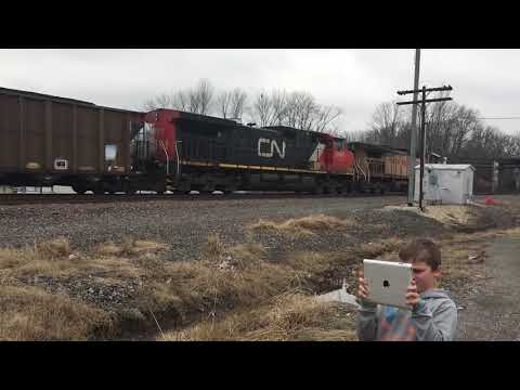 UP 7282 with CN power trailing! - YouTube