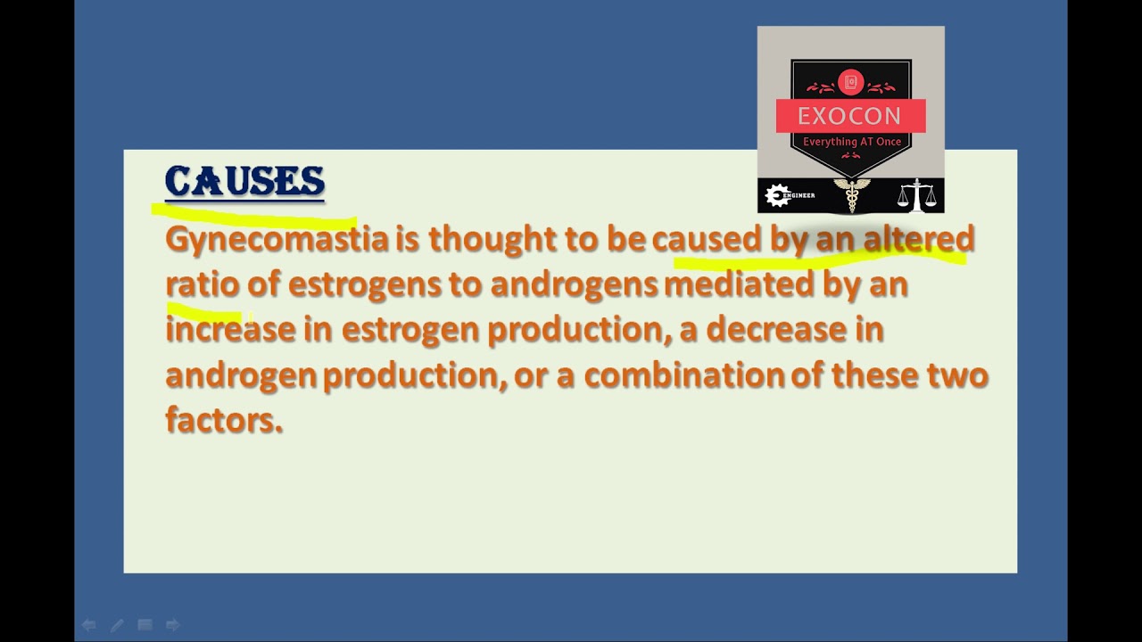 Gynecomastia | Drugs causing Gynecomastia | Pathophysiology of ...