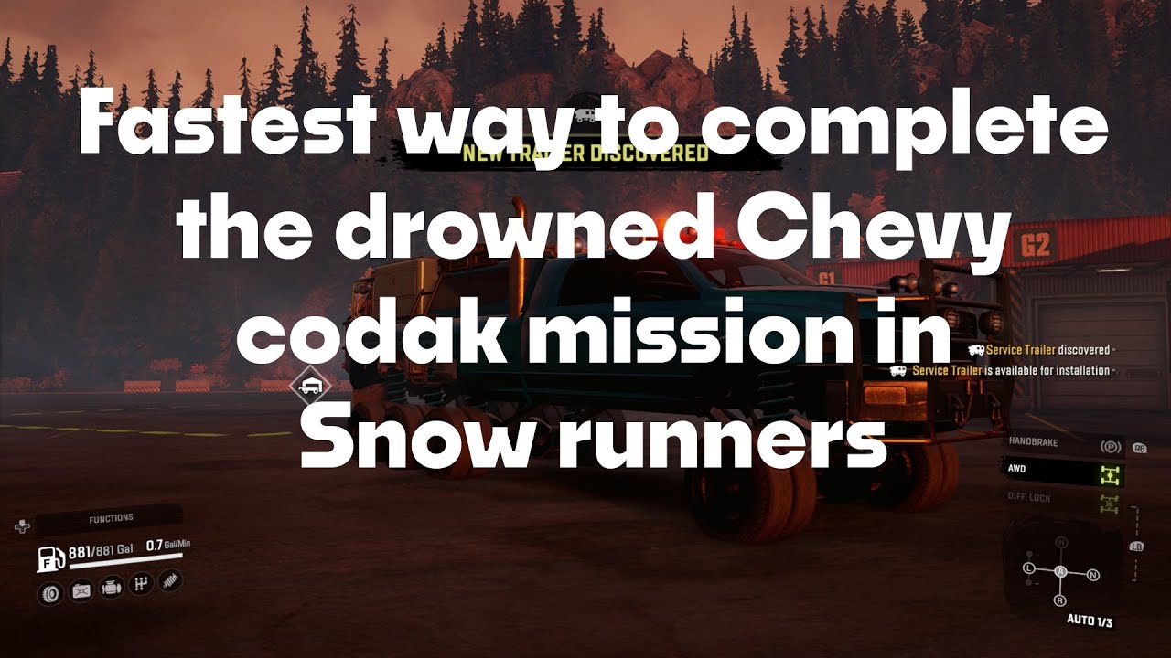 The fastest way to complete the drowned Chevy codak mission in Snow ...
