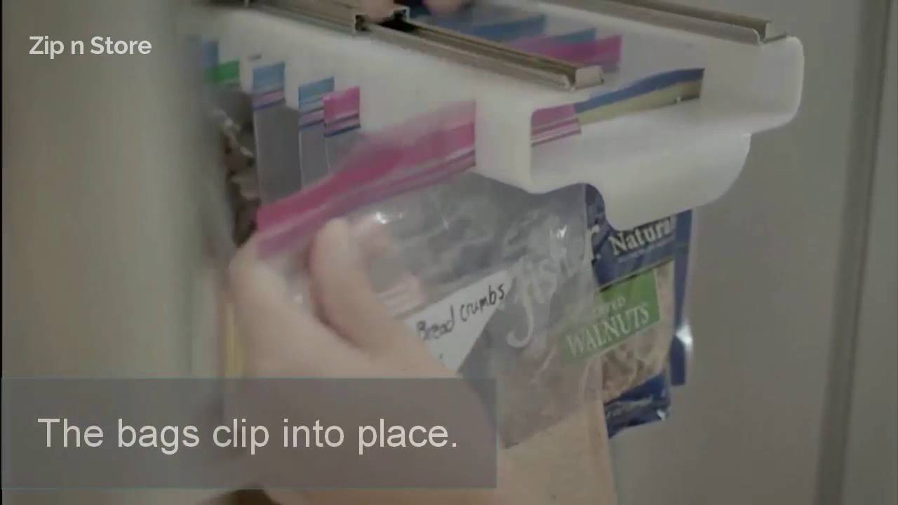 Zip N Store Simple & Easy Food Storage {EARTHFORMED.COM} - YouTube