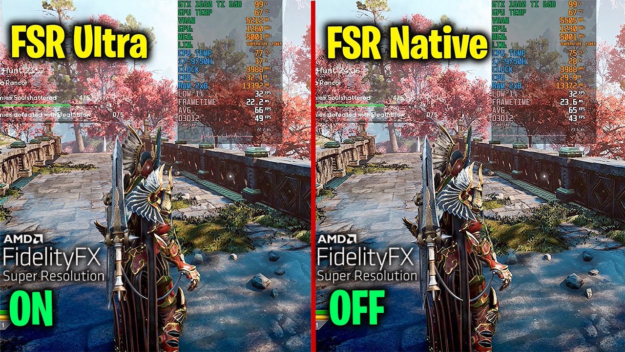 GodFall FidelityFX Super Resolution Native vs Ultra | GTX 1660 Ti | i7 ...