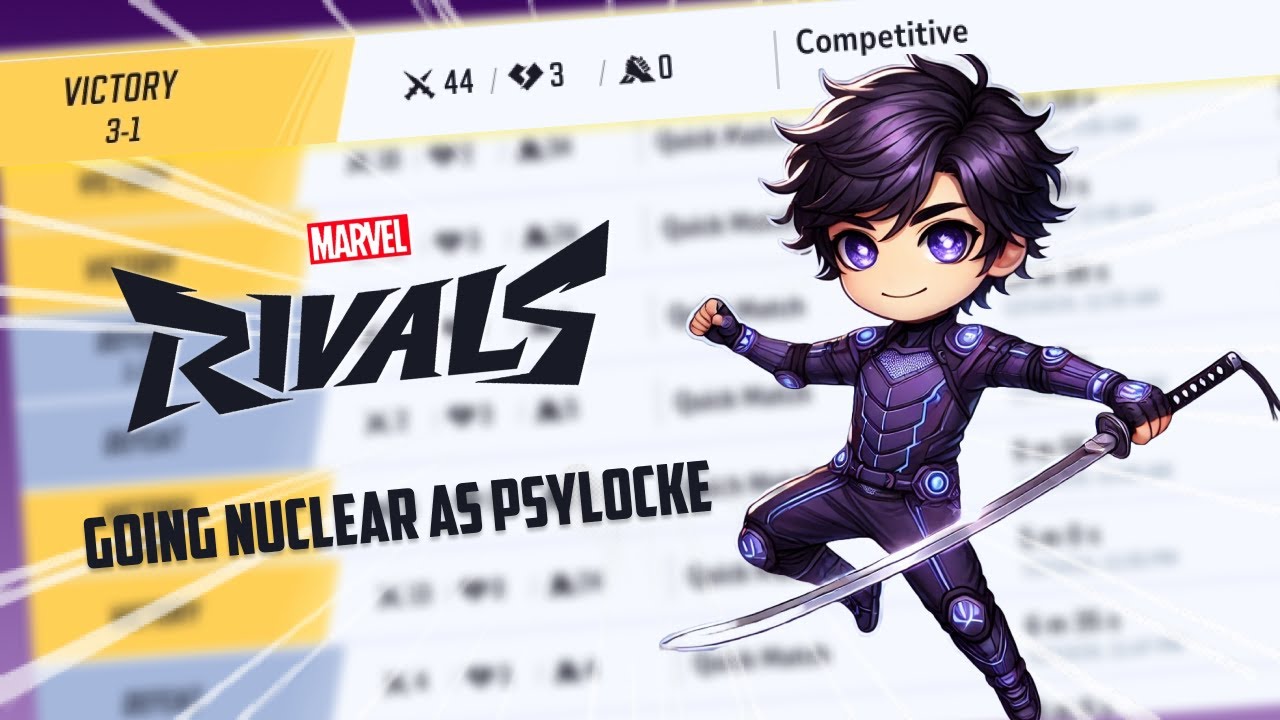 What Team Diff ACTUALLY looks like | 44-3 Psylocke Marvel Rivals ...