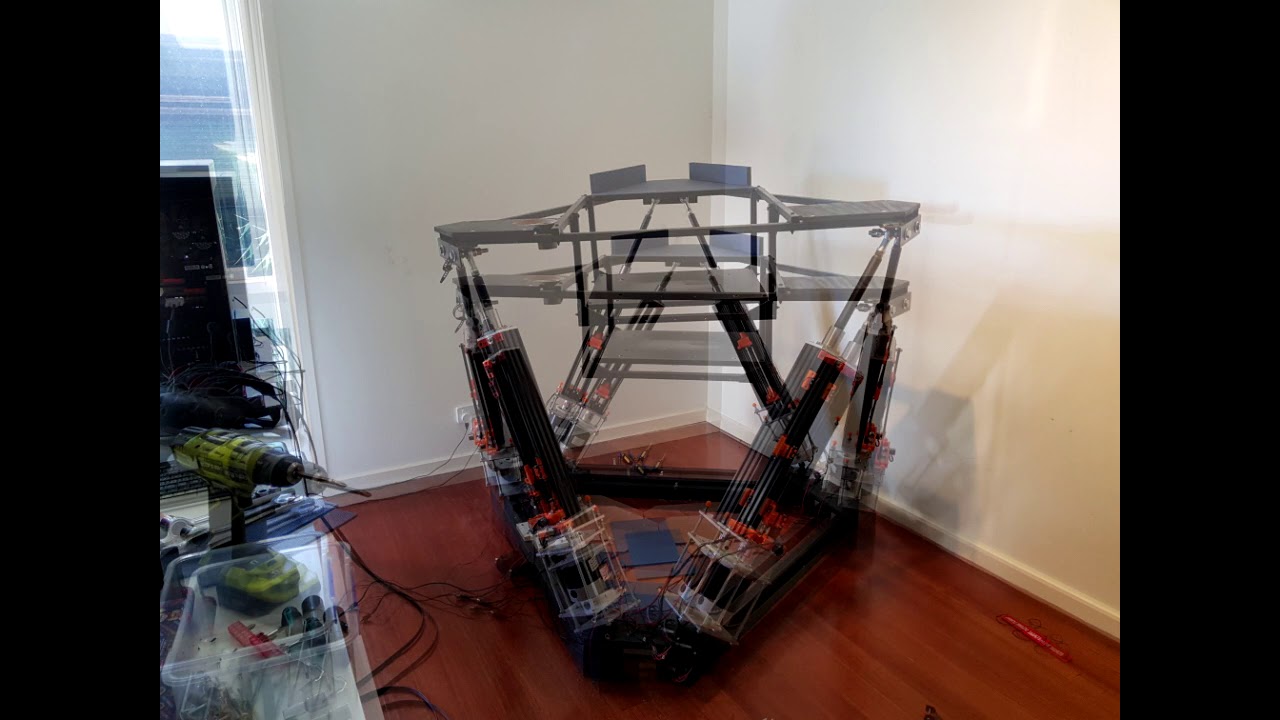 Disassemble 6DOF motion platform - YouTube