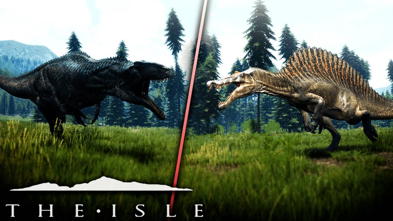 SPINO OU ACRO ? | The Isle Gameplay - YouTube