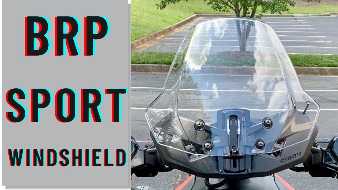 The Can Am Ryker gets a Windshield - YouTube