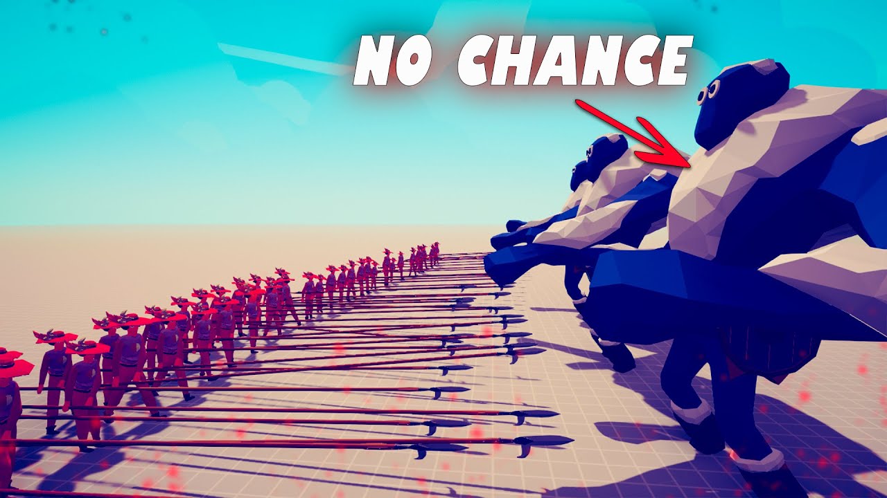 SPEARS VS BOSSES IN THE INCREDIBLE TABS GAME BATTLE! TABS EPIC BATTLE ...