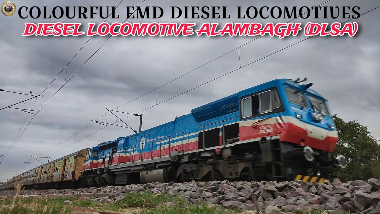 Beautiful Colourful EMD Diesel Locomotive Of DLSA l Maharana Pratap ...