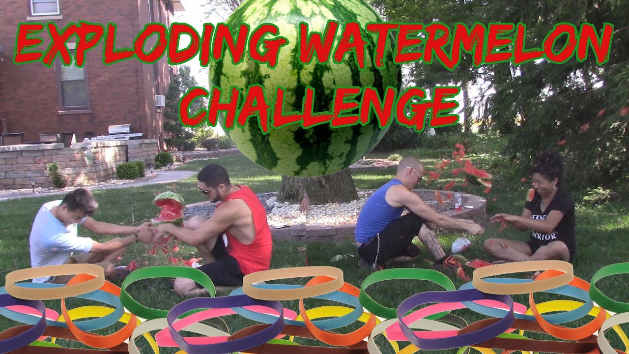 !EXPLODING! !WATERMELON! !CHALLENGE! - YouTube