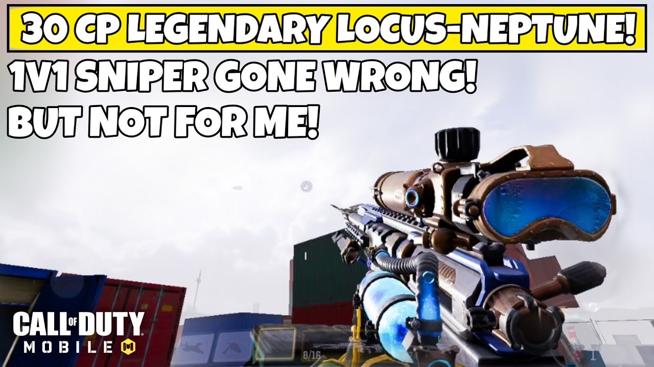 Legendary locus-Neptune feels different! | 1v1 sniper gone wrong! but ...