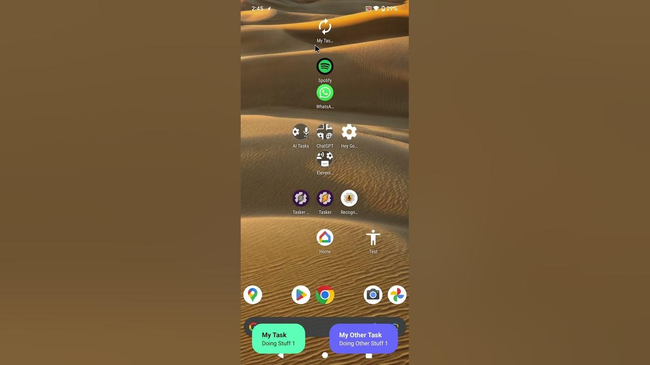 Tasker - Running Tasks Notification - YouTube