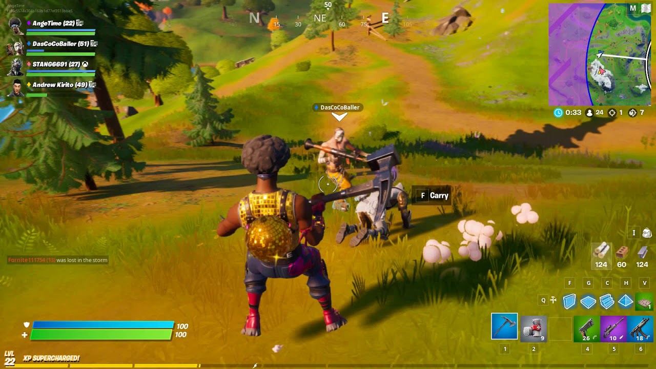 Fortnite - Ange's First Squad 4s Victory Royale Highlights - YouTube