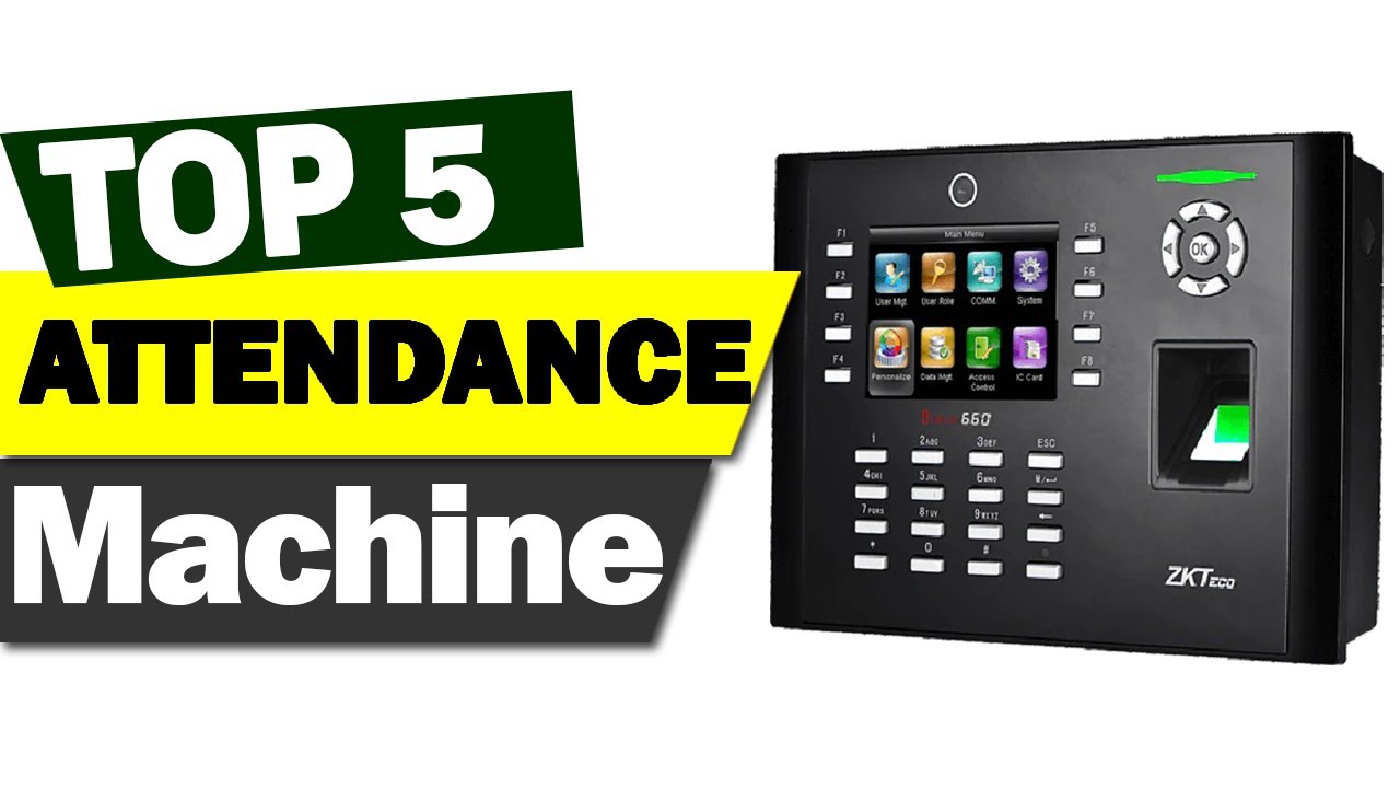Best Time Attendance Machine In 2021 | 5 Fingerprint Employee Device ...
