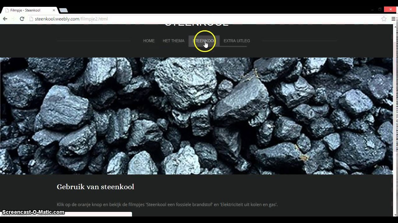 Instructie website steenkool - YouTube