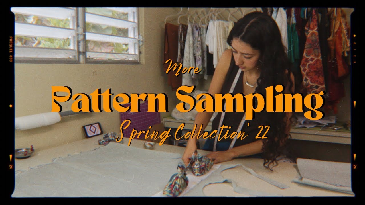 Making more samples for my Spring Collection || Vlog - YouTube