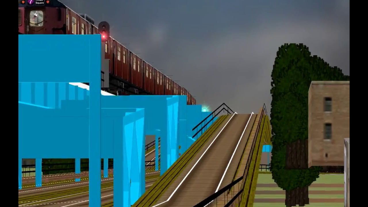 OpenBVE HD: Updated R33/36WF 11 car consist on the 7 express - YouTube