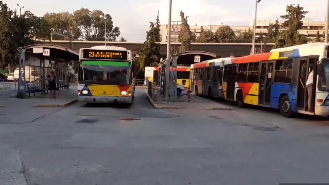 Λεωφορεία Ο.Α.Σ.Θ. και Κ.Τ.Ε.Λ. φωτογραφίες - YouTube